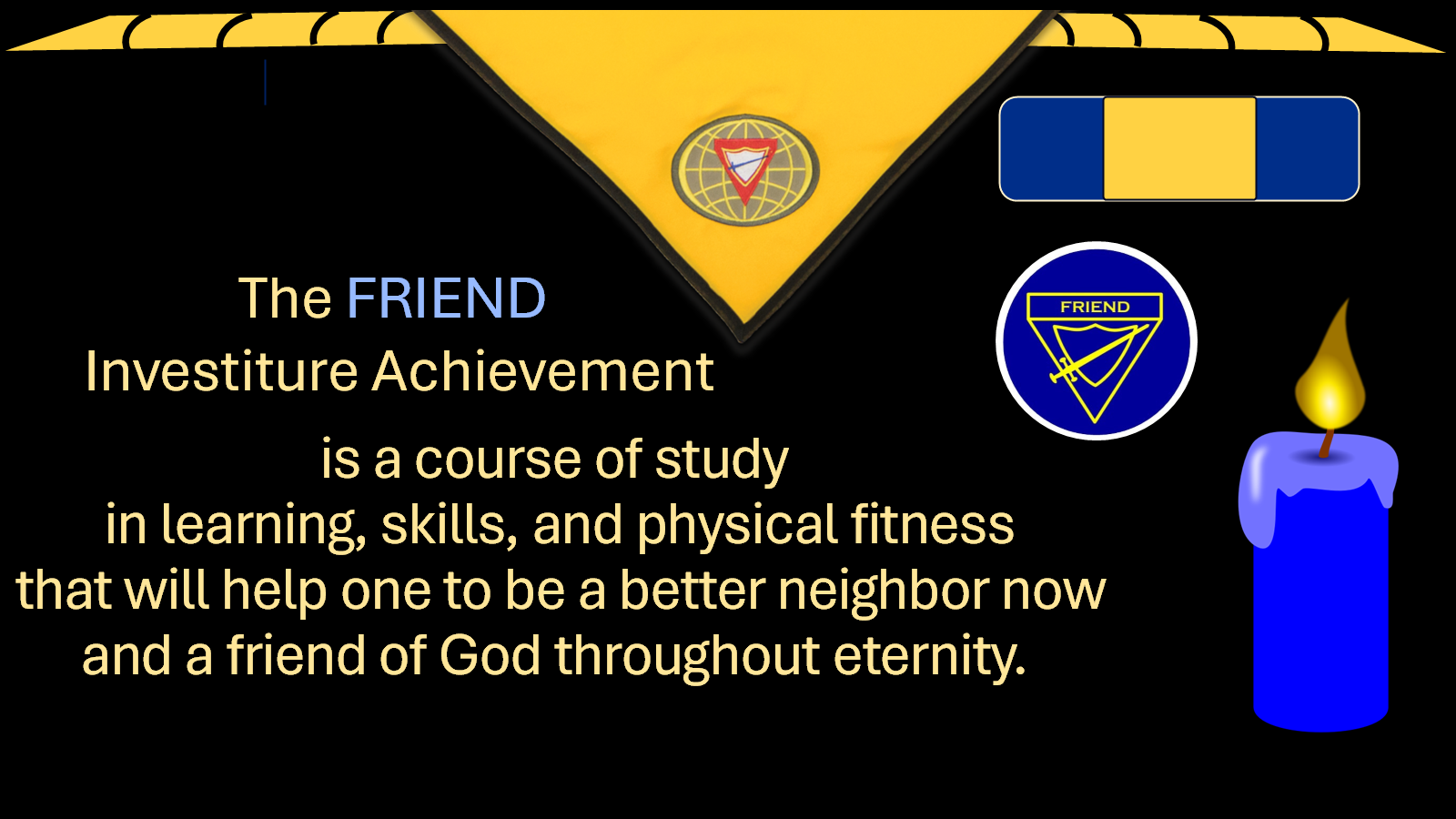 Pathfinder Friends Investiture Achievement | Activity Array